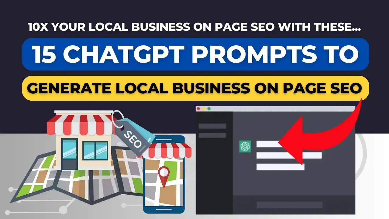 Chatgpt Prompts For Local Seo