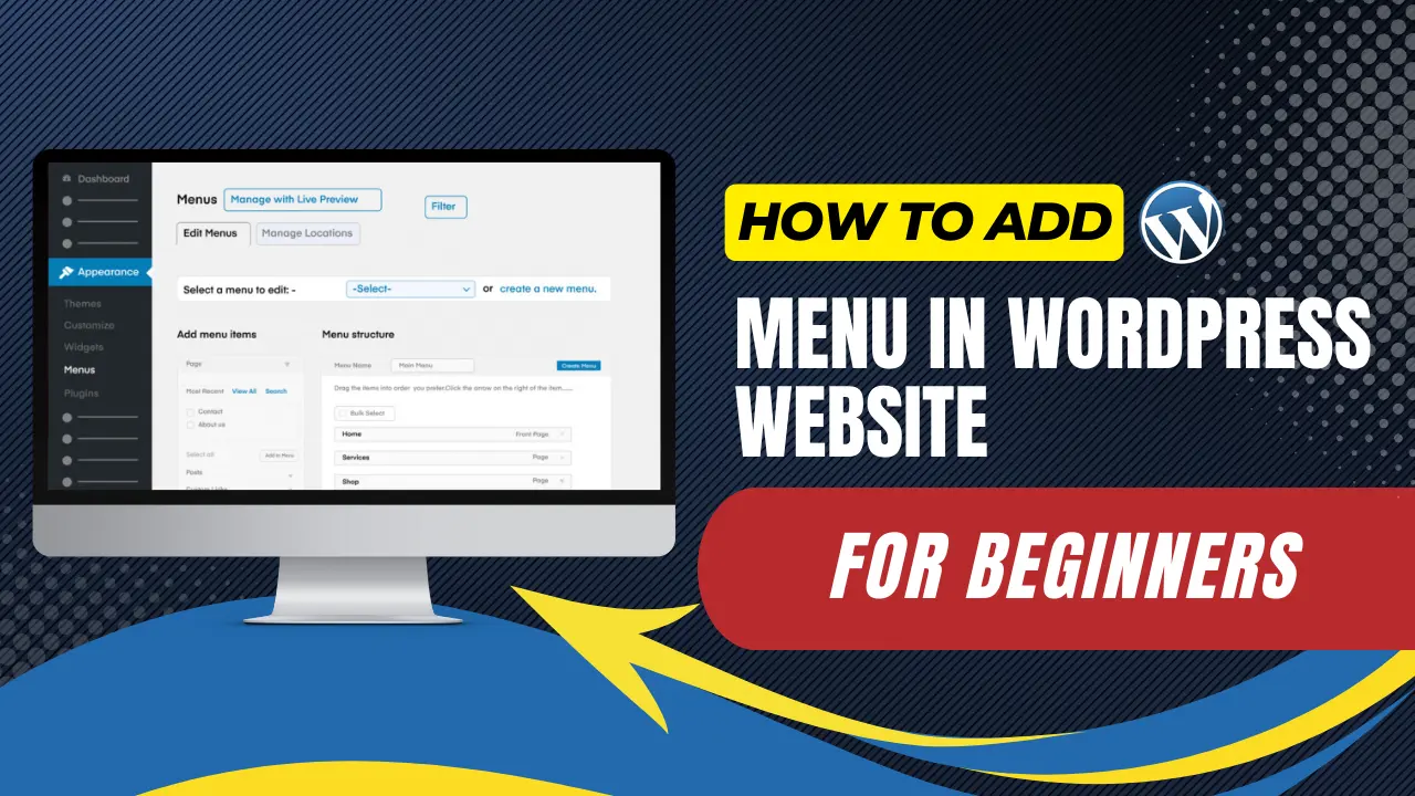 How To Add Menu In WordPress